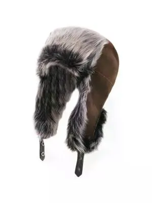BIGARDINI Everest Shearling-trim Trapper Hat - Brown