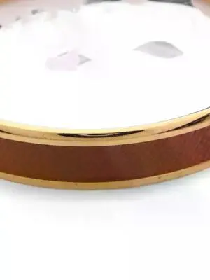 Hermès 2010s Olympe Leather Bangle