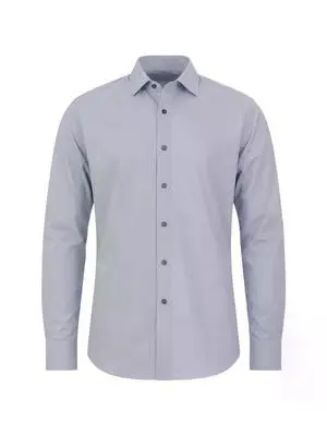 BAGUTTA Spread-collar Long-sleeved Shirt