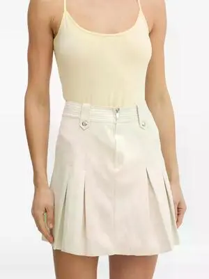 MORGAN Pleated High-waisted Mini Skirt