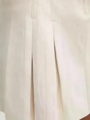 MORGAN Pleated High-waisted Mini Skirt