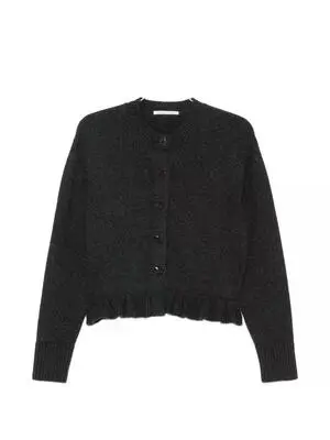 Cecilie Bahnsen Ruffled Floral-button Cardigan