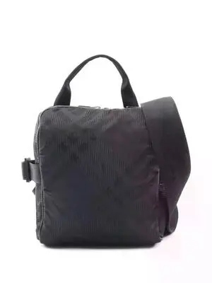 Burberry Check Jacquard Tote Bag - Black
