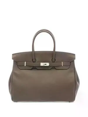 Hermès 35 Birkin Togo Leather Tote Bag - Brown