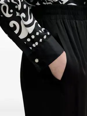 MORGAN Elasticated-waist Palazzo Pants