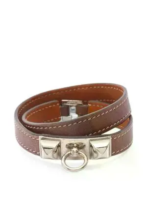 Hermès 2008 Rival Double Tour Bracelet - Brown
