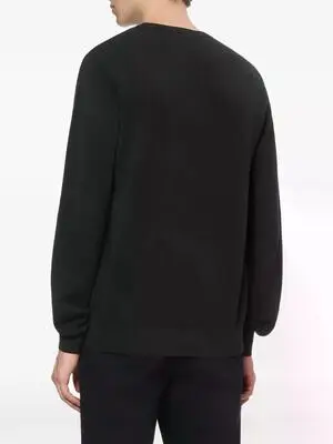 Fred Perry Embroidered Logo Sweater - Black
