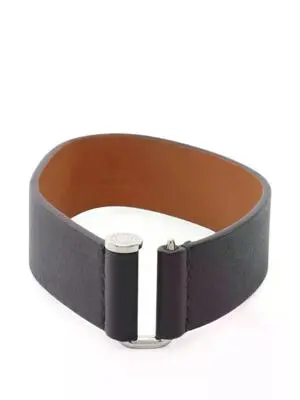 Hermès 2015 Serie Leather Bracelet - Black