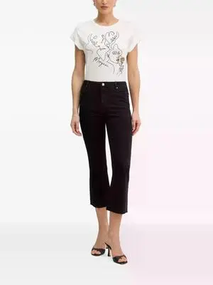 MORGAN Cropped Flared Jeans
