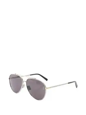 Dior 2010s Cd Diamond Pilot Sunglasses - Silver