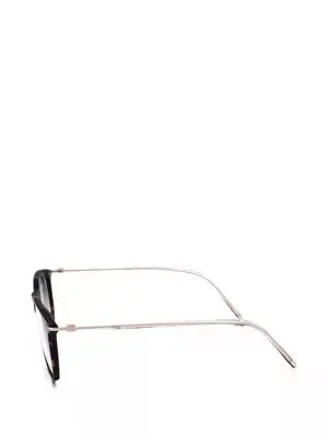 BOSS Tortoiseshell-effect Round-frame Glasses