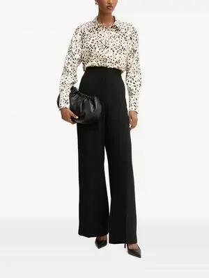 MORGAN Leopard Print Button-down Shirt - Neutrals