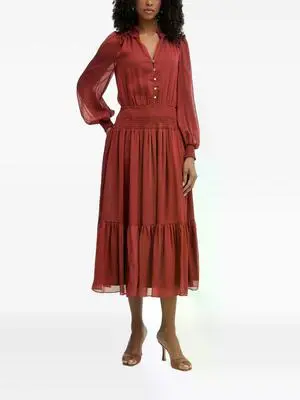 MORGAN Ruffled Tiered Midi Dress