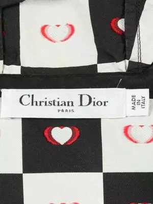 Dior 2000s Amour D-chess Heart Midi Dress