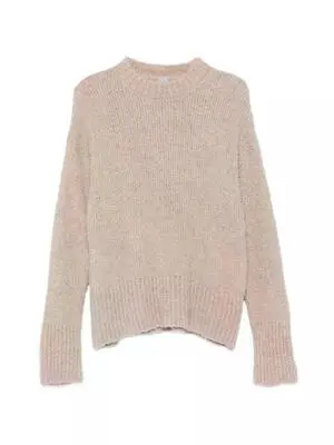 PRIVATE 0204 Ribbed-knit Crew-neck Sweater - Neutrals