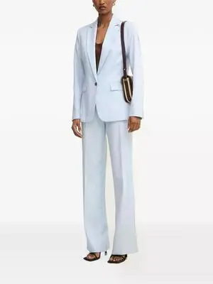 MORGAN Pinstripe Pattern Straight-leg Trousers