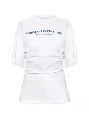 Off-White Slogan Print T-shirt - White