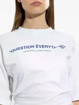 Off-White Slogan Print T-shirt