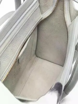 Celine 2010s Nano Luggage Tote Bag - Grey