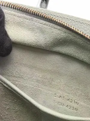 Celine 2010s Nano Luggage Tote Bag - Grey