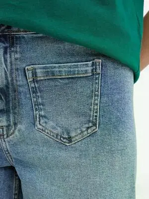 MORGAN Patch-pocket Wide-leg Jeans