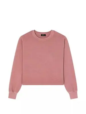 A.p.c. Cropped Logo Sweatshirt