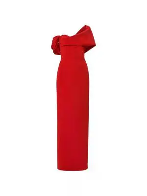 Carolina Herrera Sofia Off-shoulder Maxi Dress