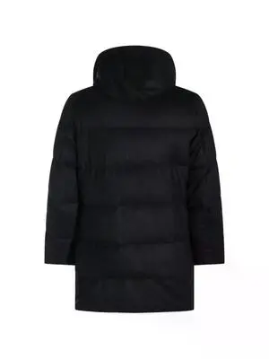 MONTECORE Cashmere Padded Hooded Coat - Grey