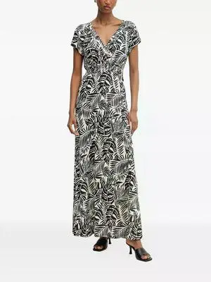 MORGAN Leaf Print Maxi Dress