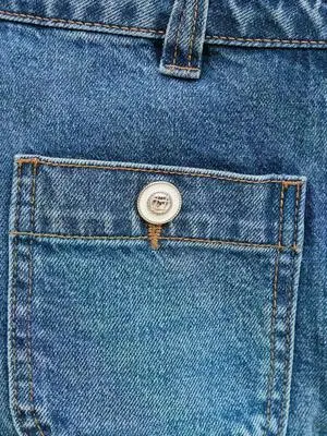 MORGAN Button-pocket Wide-leg Jeans