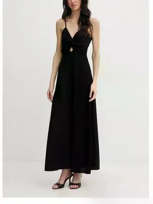 MORGAN Twist Detail Cut-out Maxi Dress