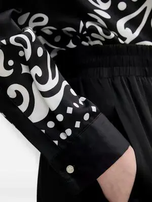 MORGAN Paisley Print Long Sleeve Shirt