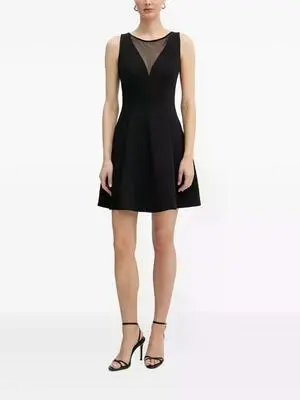 MORGAN Heart-cutout Crystal-embellished Mini Dress