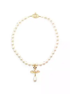 VIVIENNE WESTWOOD Orb Pearl Choker - Gold