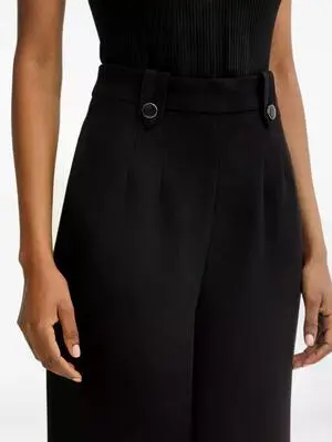 MORGAN Button-detail Wide-leg Trousers