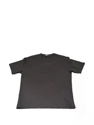 Karl Lagerfeld Logo-print Crew-neck Cotton T-shirt - Black