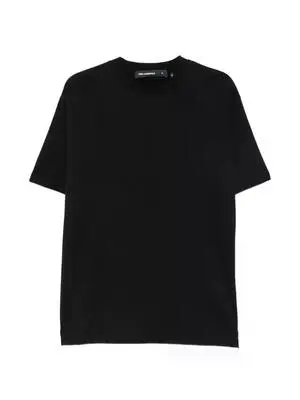 Karl Lagerfeld Logo-print Crew-neck T-shirt - Black