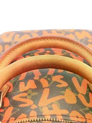 LOUIS VUITTON 2009 30 Speedy Monogram Graffiti Tote Bag