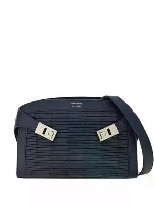 FERRAGAMO Small Hug Messenger Bag - Blue