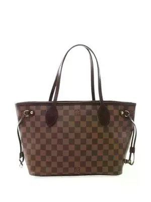 LOUIS VUITTON 2013 Neverfull Pm Damier Ebene Tote Bag - Brown