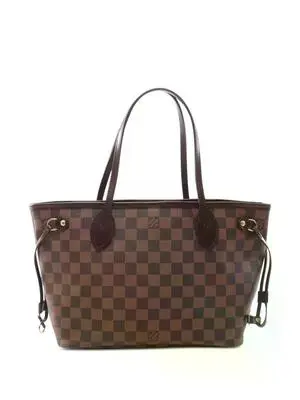 LOUIS VUITTON Damier Ebene Neverfull Pm Tote Bag