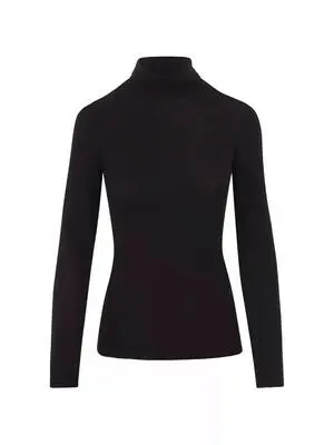 NOUMENO CONCEPT Roll-neck Long-sleeve Jersey - Black