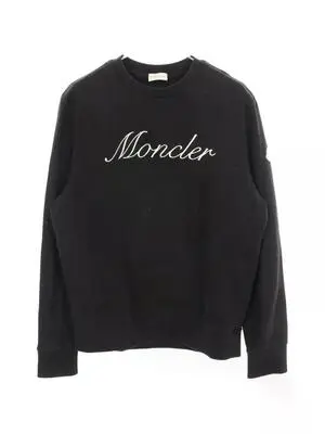 Moncler 2000s Logo Embroidered Sweater - Black