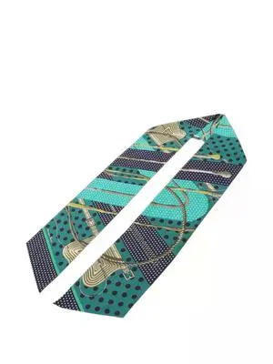 Hermès 2010s Clic Clac A Pois Scarf