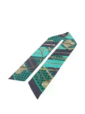 Hermès 2010s Clic Clac A Pois Scarf