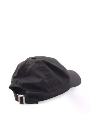 Celine 2000s Logo Embroidered Baseball Cap - Black
