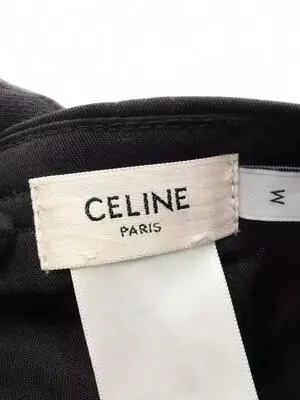 Celine 2000s Logo Embroidered Baseball Cap