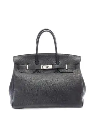 Hermès 2011 Birkin 35 Togo Tote Bag - Black
