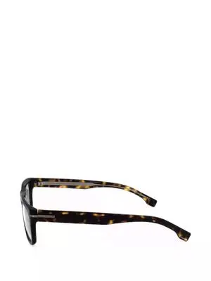 BOSS Tortoiseshell-effect Rectangle-frame Glasses