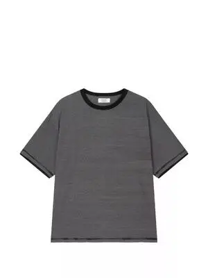 STUDIO TOMBOY Striped Short-sleeve T-shirt - Black